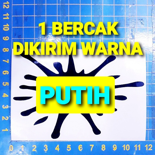 Cutting Sticker Bercak A (1 Bercak Dalam 1 Lembar) | Sticker Penutup ...