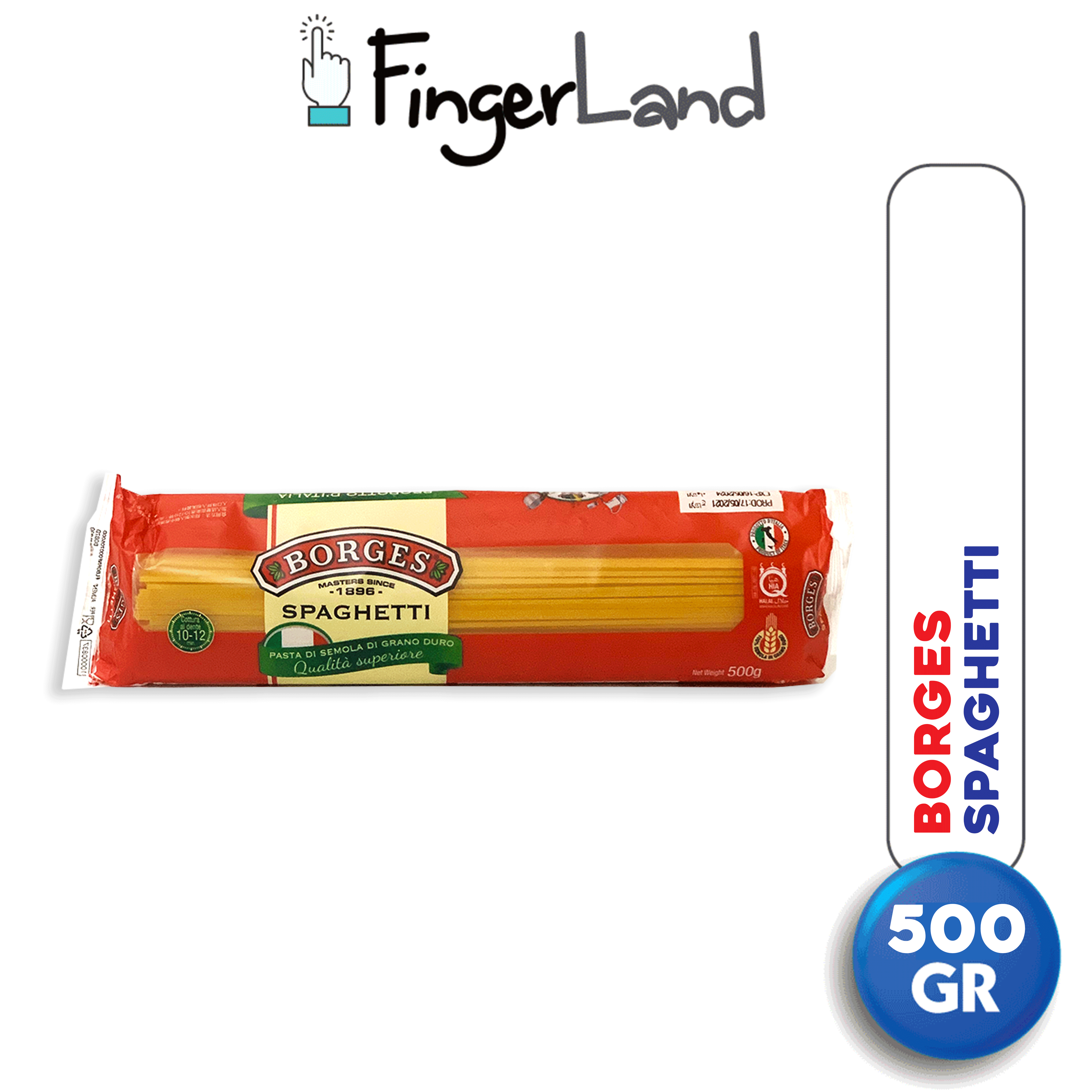 BORGES Spaghetti Pasta 500 gram Pasta Instan Spageti | Lazada Indonesia