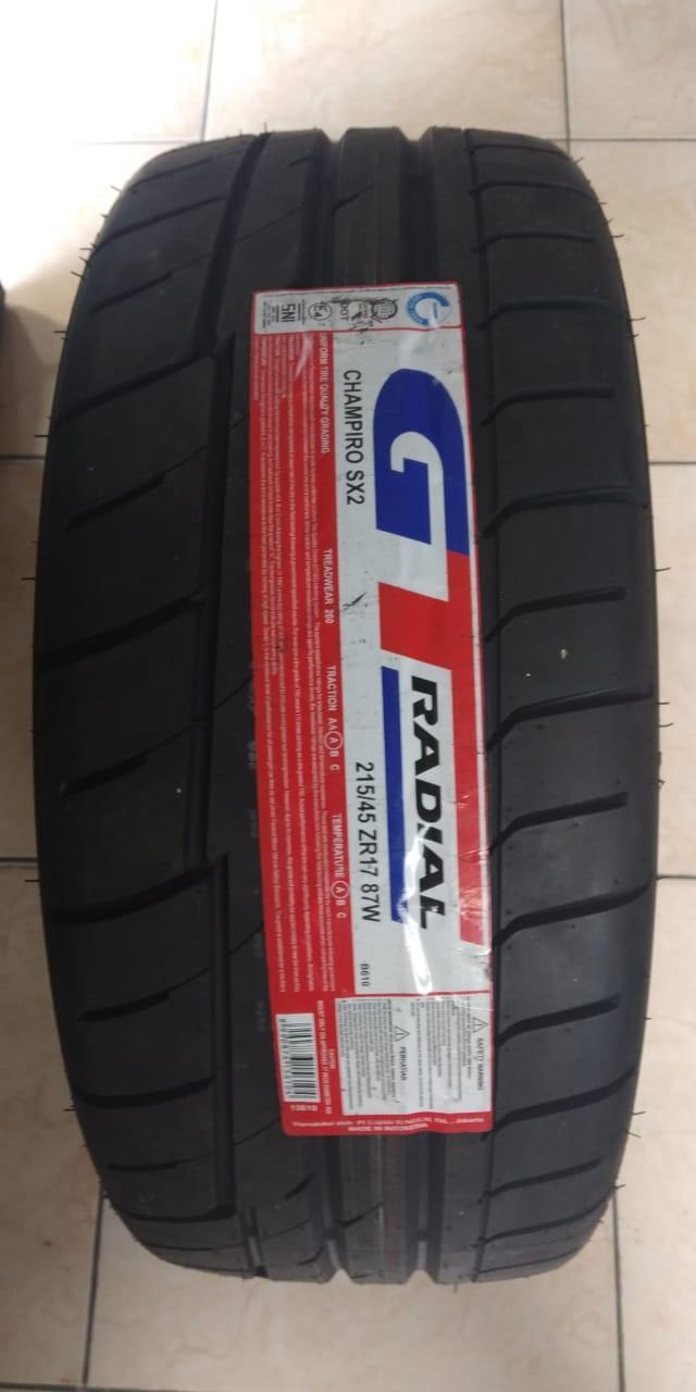 GT Radial Champiro SX2 size 215/45 R17 tire car Spring SLIC car tires ...