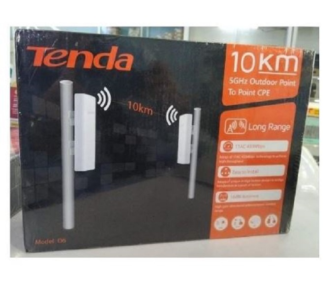 TENDA O6 10KM Outdoor AP Access Point P2P 5Ghz CPE Router Extender 433 ...