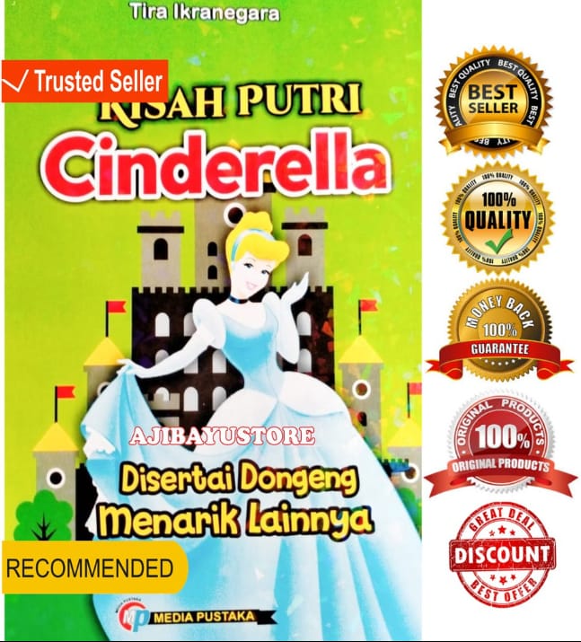 BUKU CERITA KISAH PUTRI CINDERELLA KISAH CINDERELA DISERTA DONGENG ...