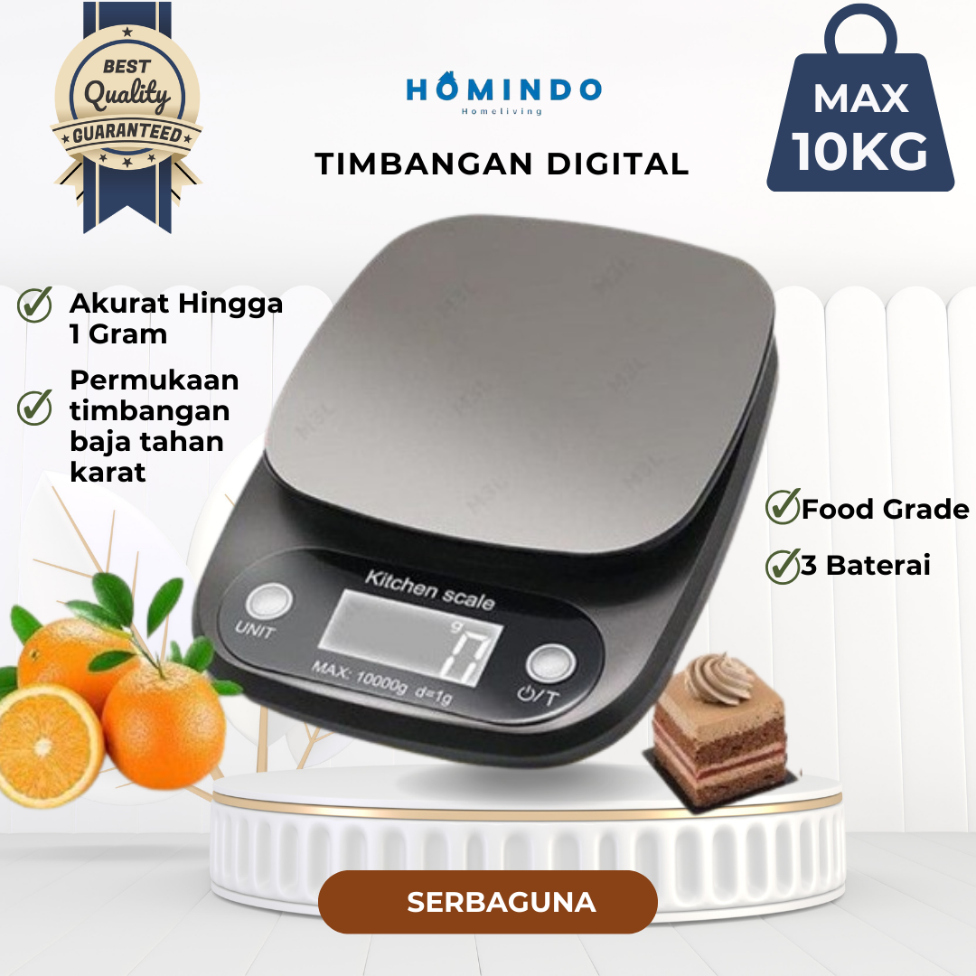 Timbangan Dapur Digital 10Kg / Timbangan Kue Digital Dapur Premium ...