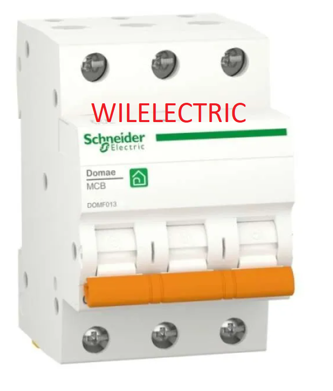 MCB Schneider DOMAE 3 phase / 3P 6A / 6 A Merlin Gerlin asli new 6 kA 6kA | Lazada Indonesia