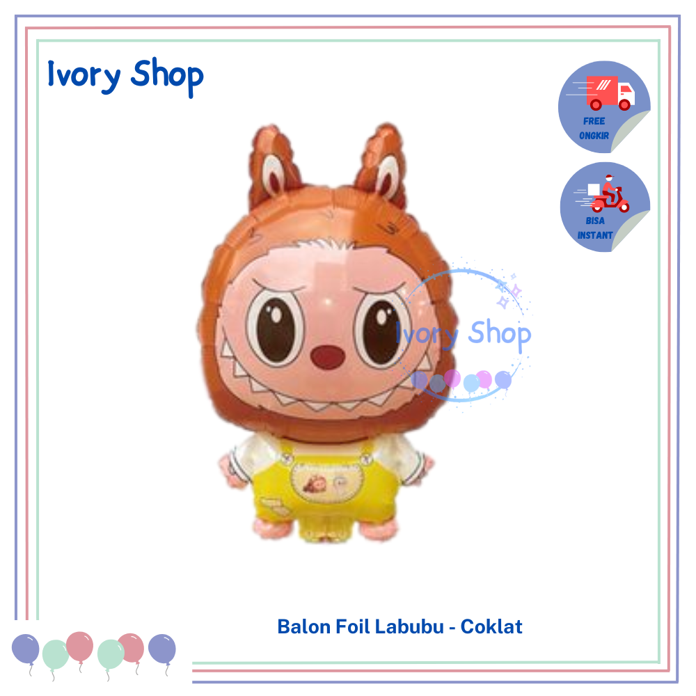 Balon Foil Karakter Animasi Labubu Medium | Lazada Indonesia