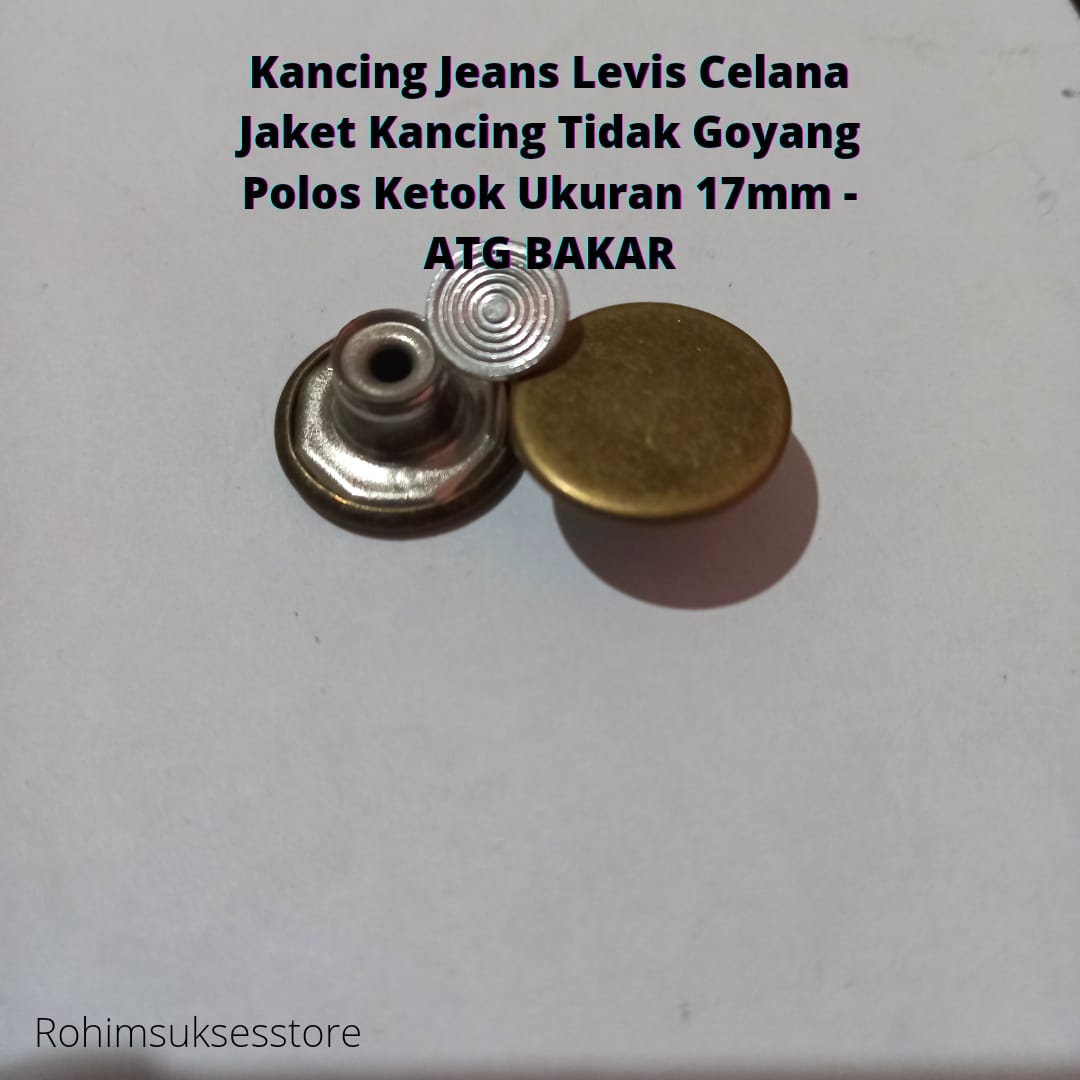Kancing Jeans Levis Celana Jaket Kancing Tidak Goyang Polos Ketok ...