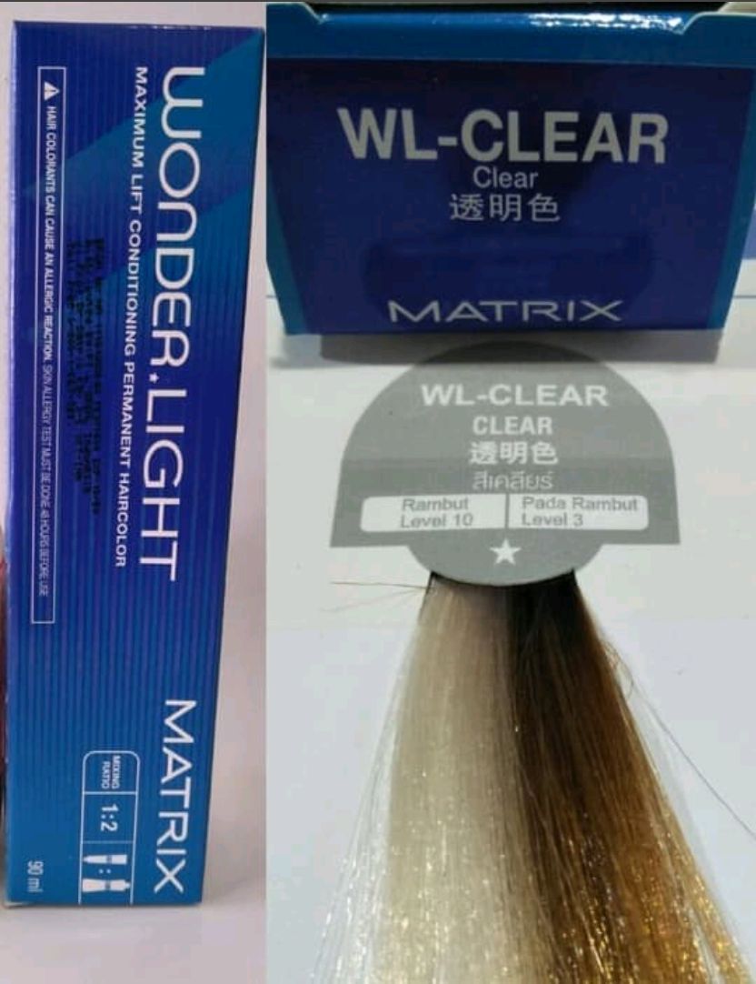 Cat saja - Cat Rambut Matrix Wonder Light Clear 90ml, Wonderlight ...