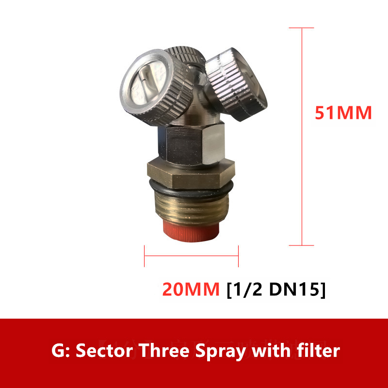 【Ten ประเภทต่างๆ Availablee】Keepwarm Atomizing หัวฉีดกรองทองเหลืองความดันต่ำ Atomization ...