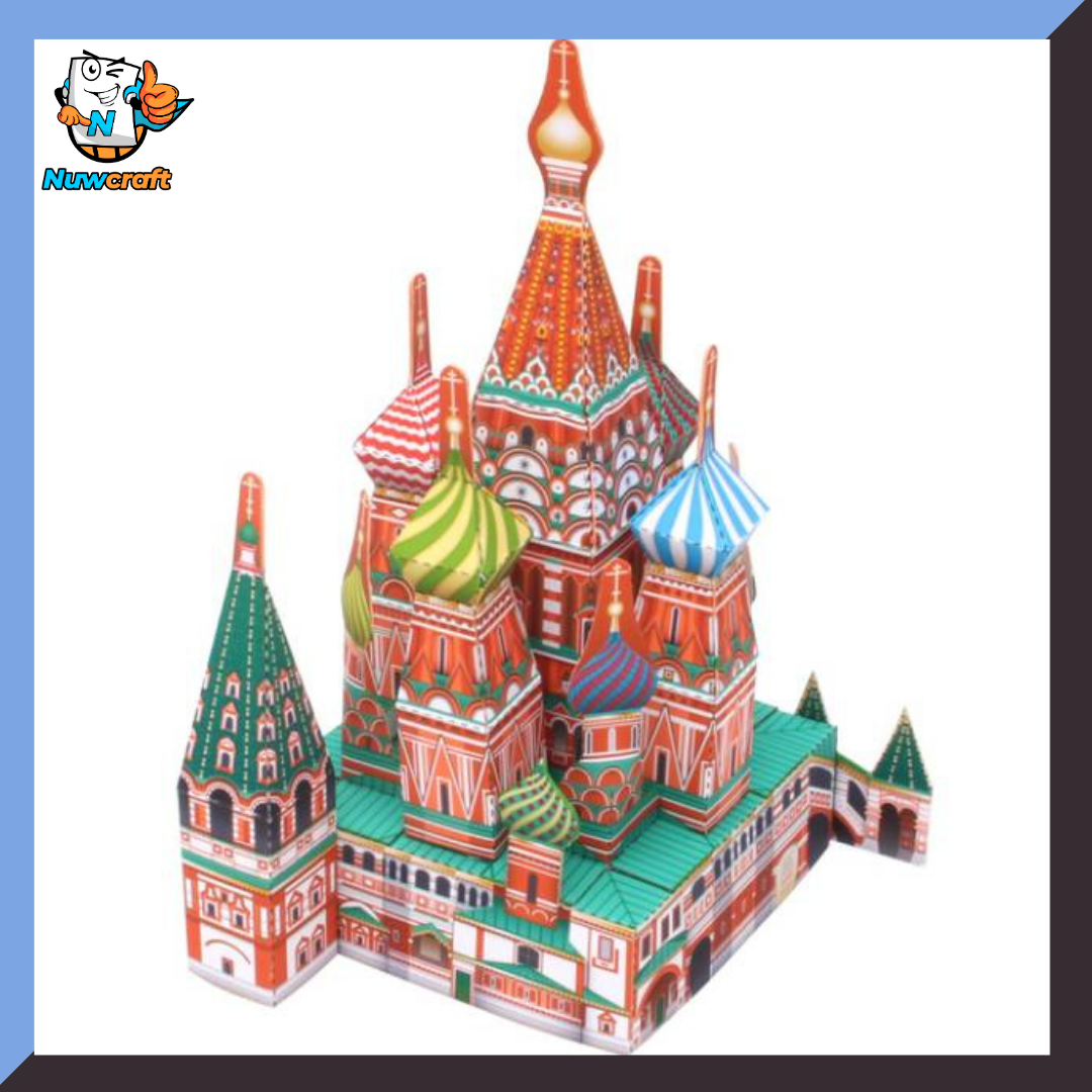 Saint Basils Cathedral Russia Mini Version papercraft | Lazada Indonesia