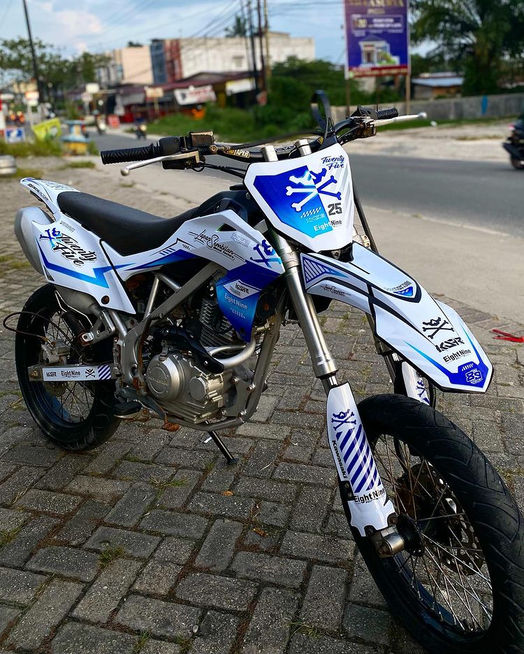 Decal Sticker Motor Cross Kawasaki KLX 150 BF Fullbody - Dekal Stiker ...