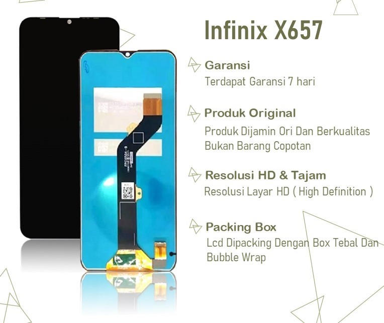 LCD TOUCHSCREEN INFINIX X657 / X657B / SMART 5 FULL SET ORIGINAL ...