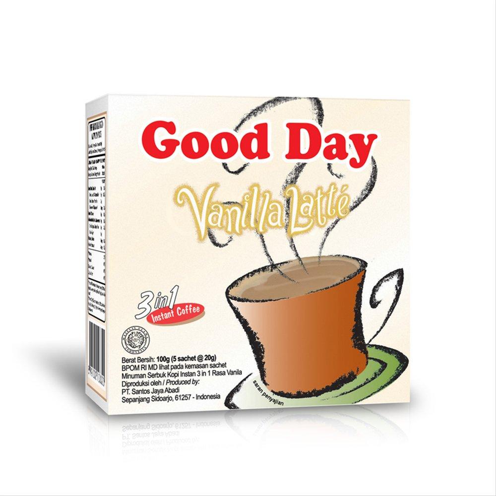 Kopi Good Day 3 In 1 Instant Coffee Vanilla Latte Kemasan Box Isi 5 ...