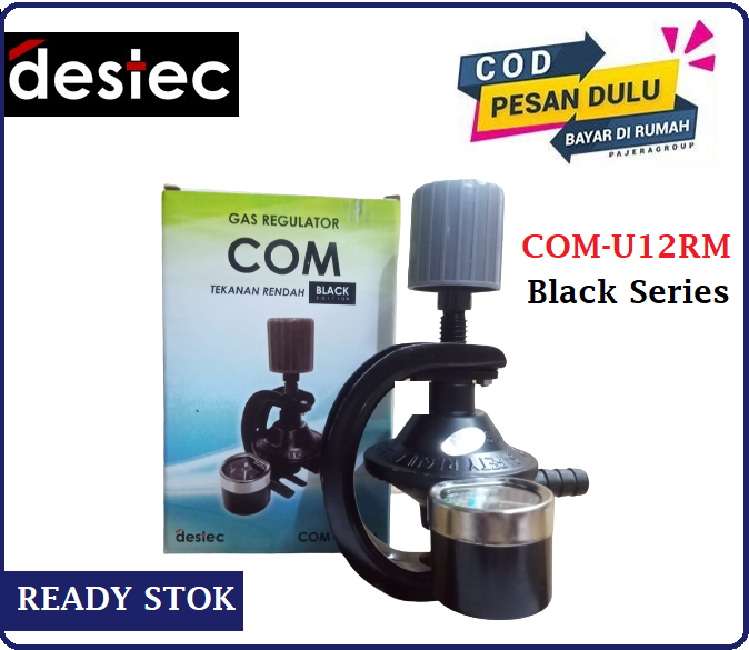 Regulator Destec COM-U12RM - Regulator Gas Meter SNI Black Series ...