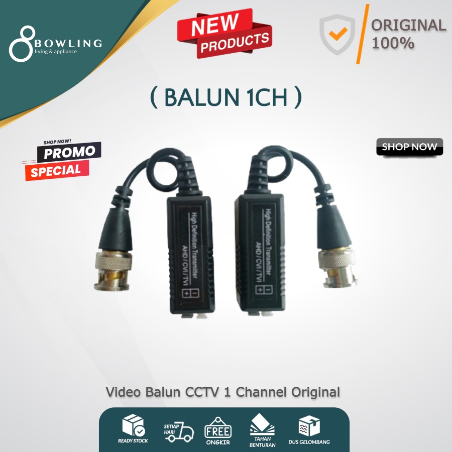 Video Balun Cctv 1CH Vidio Balun 1 Channel Original | Lazada Indonesia