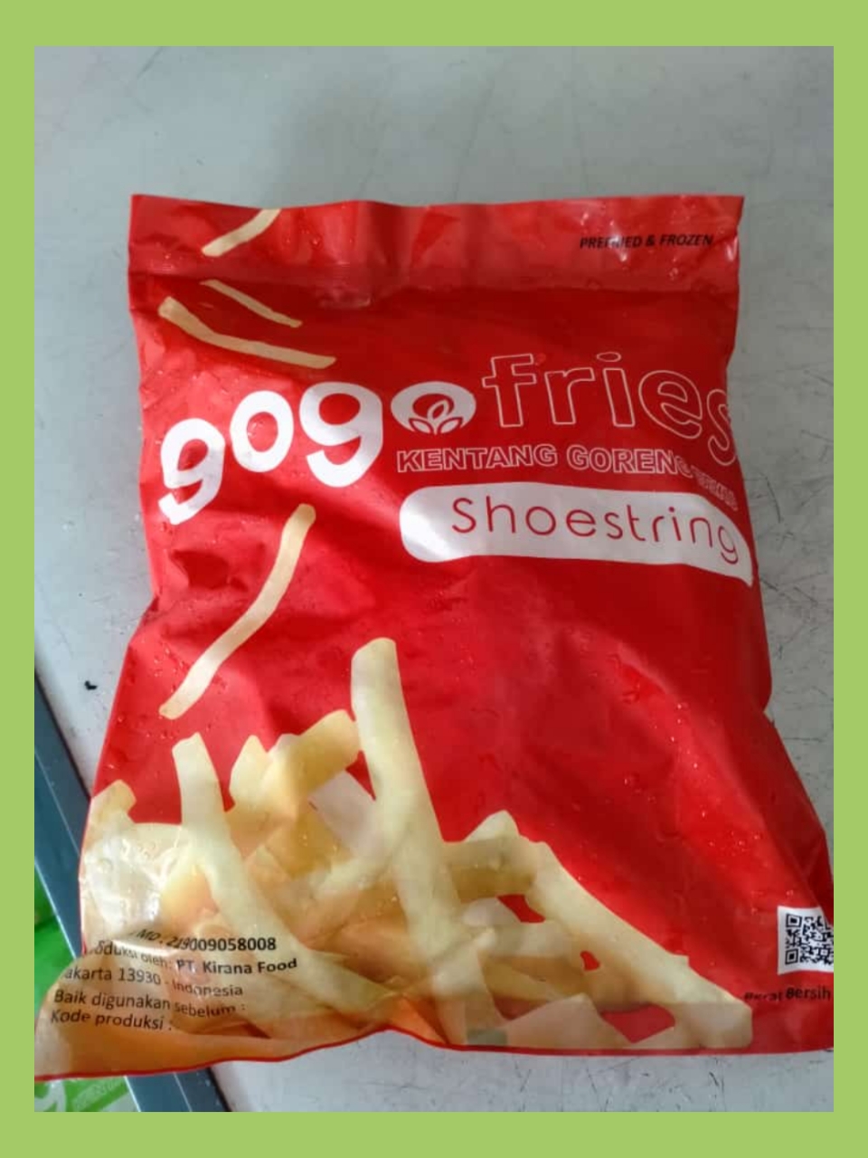 Kentang GoGo 1kg / Kentang Goreng - Crinkle Cut, 1kg | Lazada Indonesia