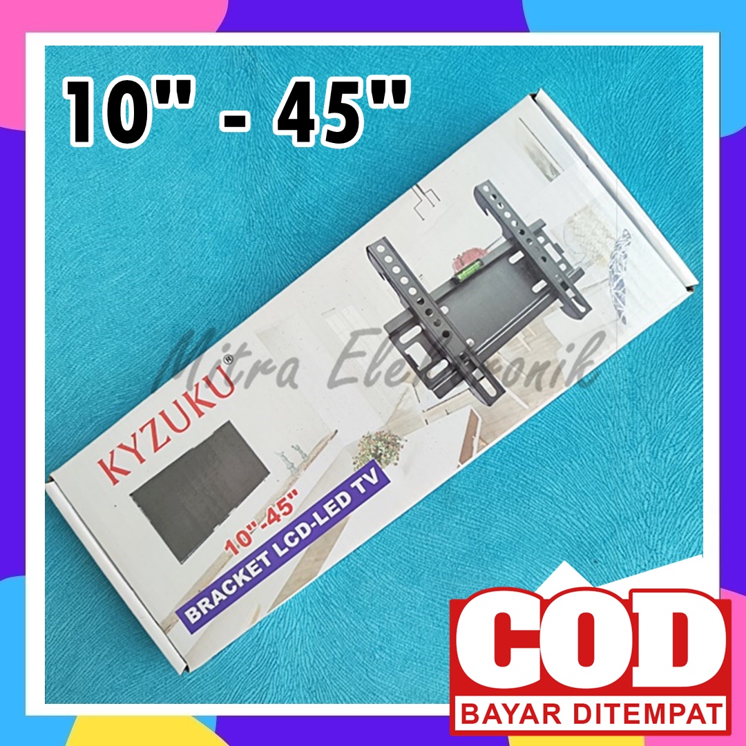 Breket TV 10 inch - 45 inch Murah - Bracket TV LCD LED KYZUKU 10" - 45 ...