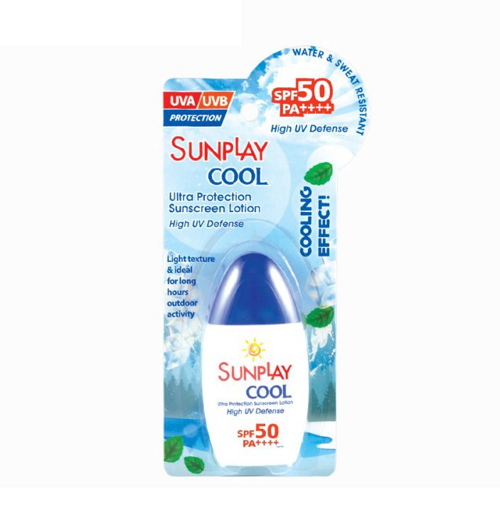 Sunplay Cool Ultra Protection Sunscreen Lotion SPF 50 PA++++ 30 ml ...