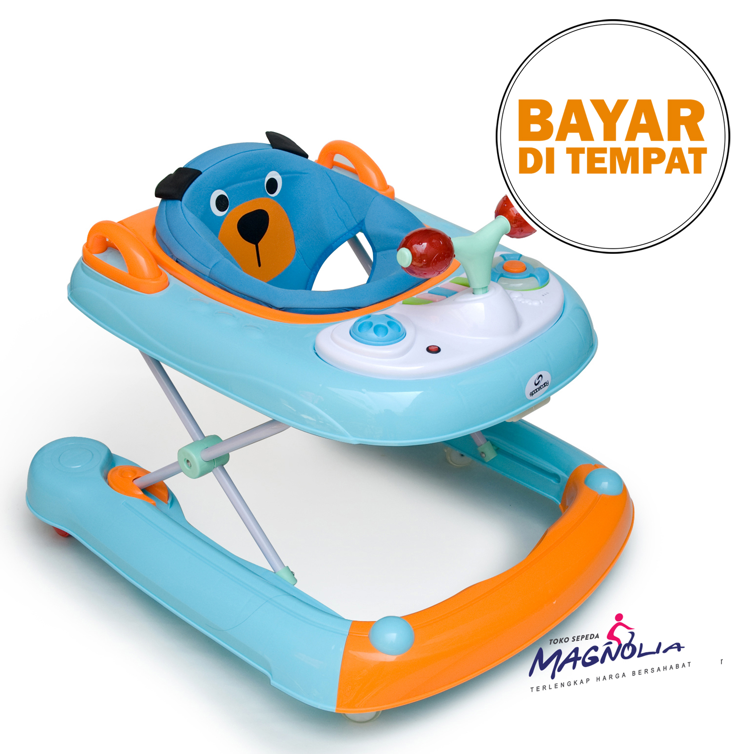 Baby Walker Wolker Spacebaby Roda Bayi Belajar Jalan Anak Apolo Kereta ...