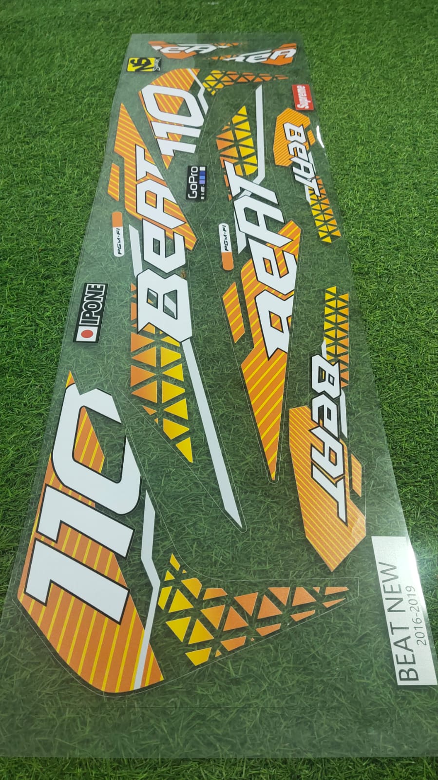Striping Lis Beat New 2016 Sampai 2019 Polet Sticker Bening Transparan ...