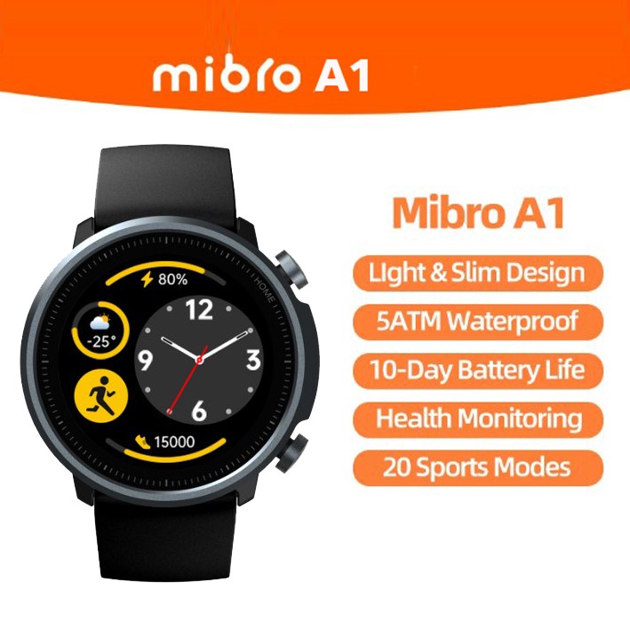 Mibro A1 Smartwatch Smart Watch Mibro A1 Jam Tangan Pintar Bluetooth ...