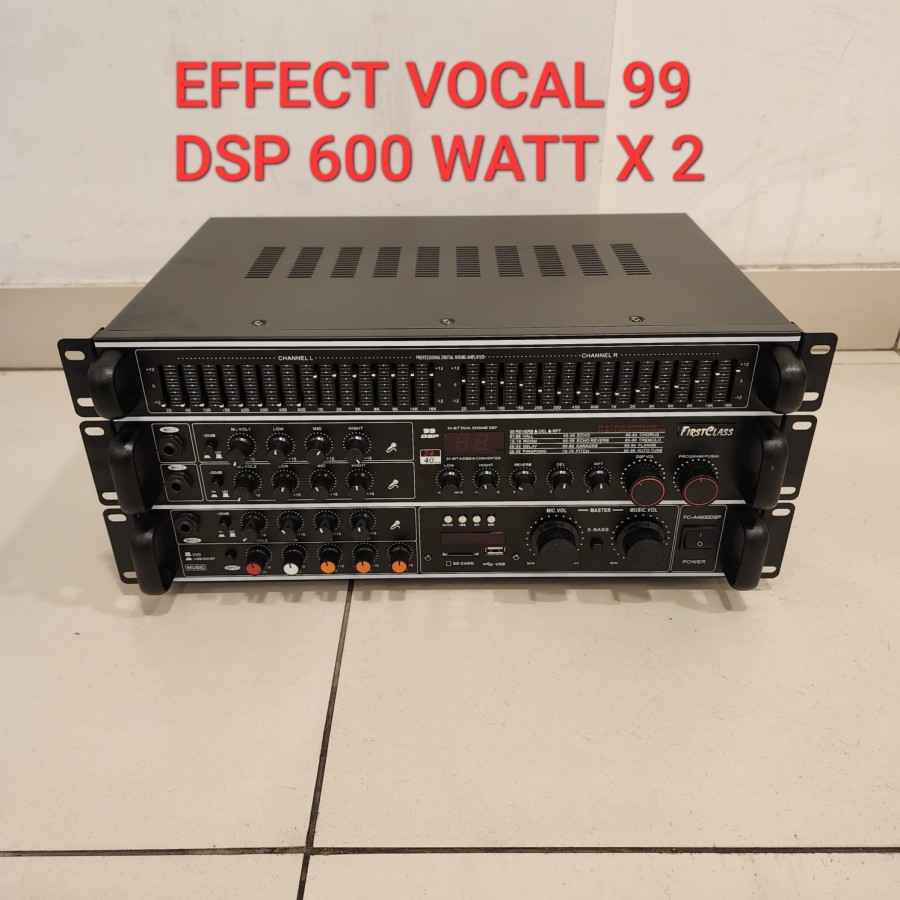 Power Mixer Firstclass FC A4600DSP effects vocal 99 dsp Digital ...