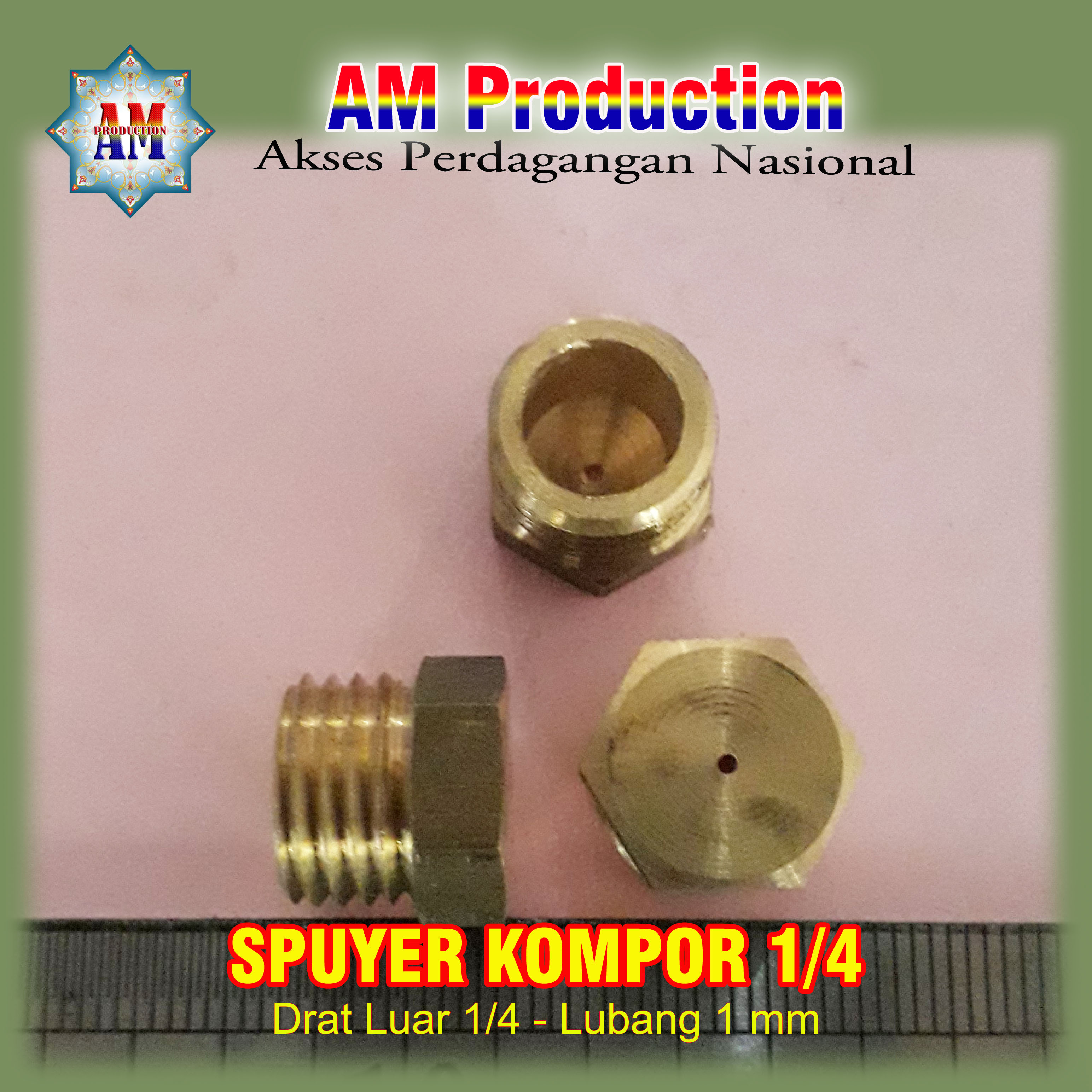 Spuyer Kompor Gas drat 1/4 Logam Kuningan Murni | Lazada Indonesia