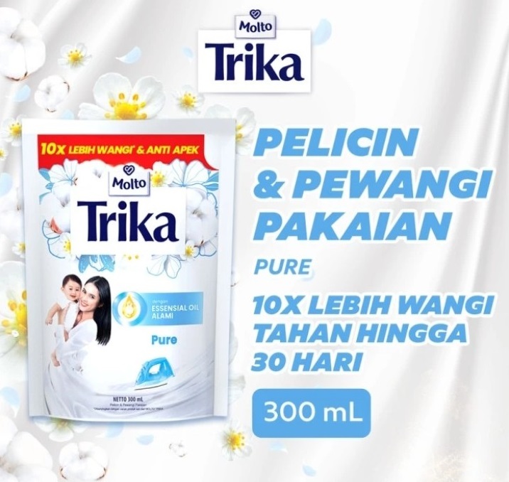 Molto Trika Refill Pelicin dan Pewangi Pakaian 300mL | Lazada Indonesia