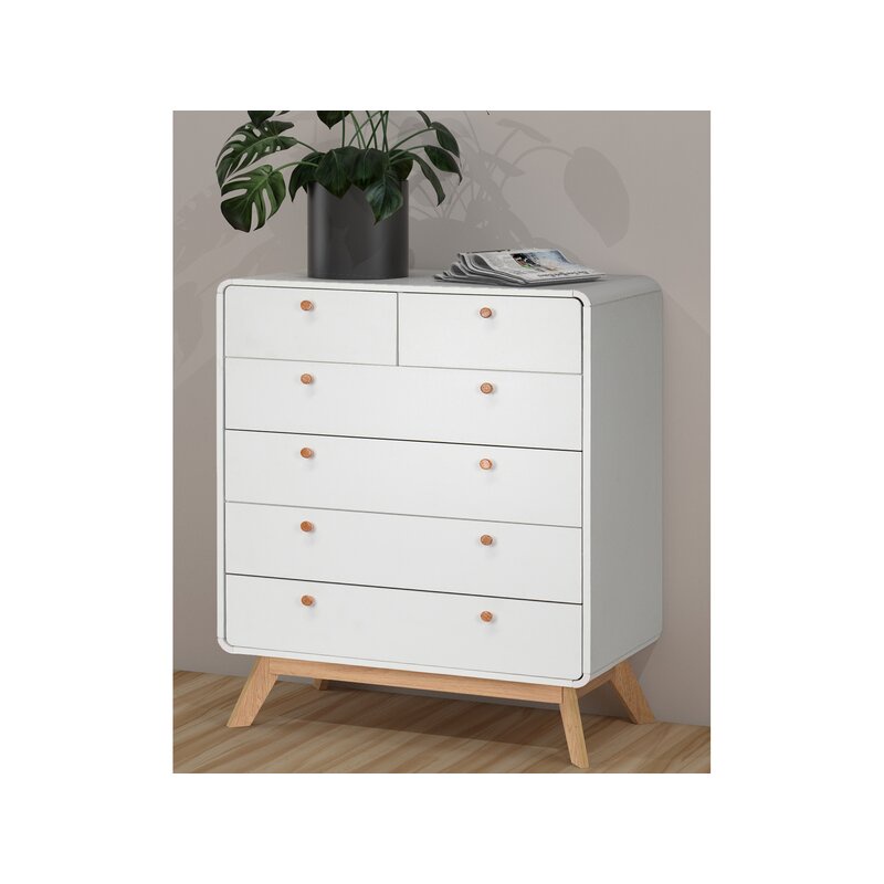 Latopia Vincent - Lemari Buffet / Meja Laci Minimalis Modern 90 Cm 6 ...