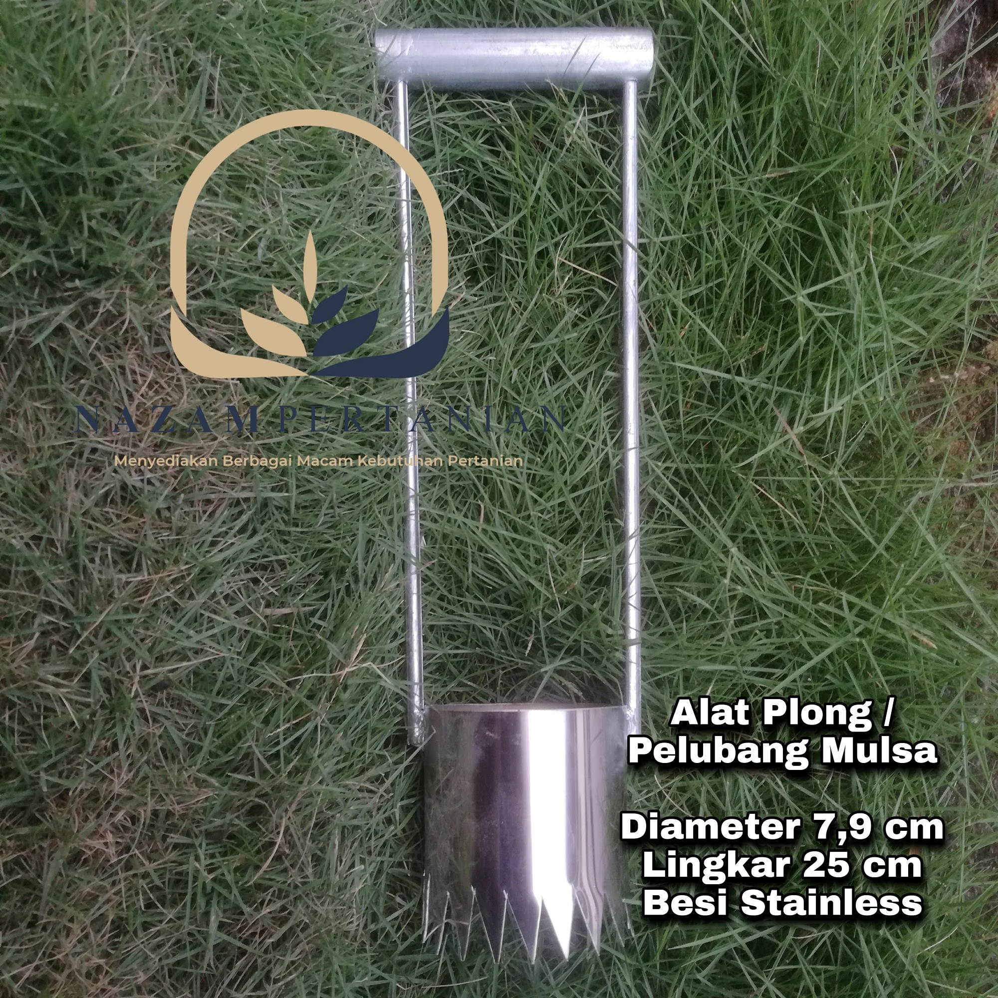 Alat Plong / Lubang Mulsa Pelubang Mulsa Ukuran Lingkaran 25 cm ...