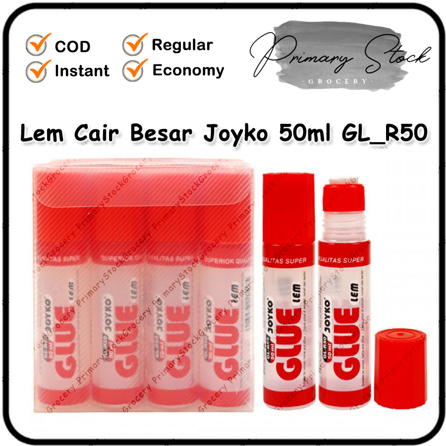 Lem Kertas Cair Besar Lem Cair Joyko 50 ml GL R50 | Lazada Indonesia