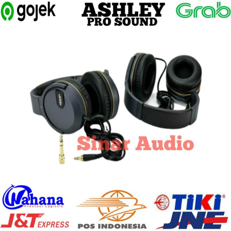 Headphone ashley pro sound original headphone dj original | Lazada ...