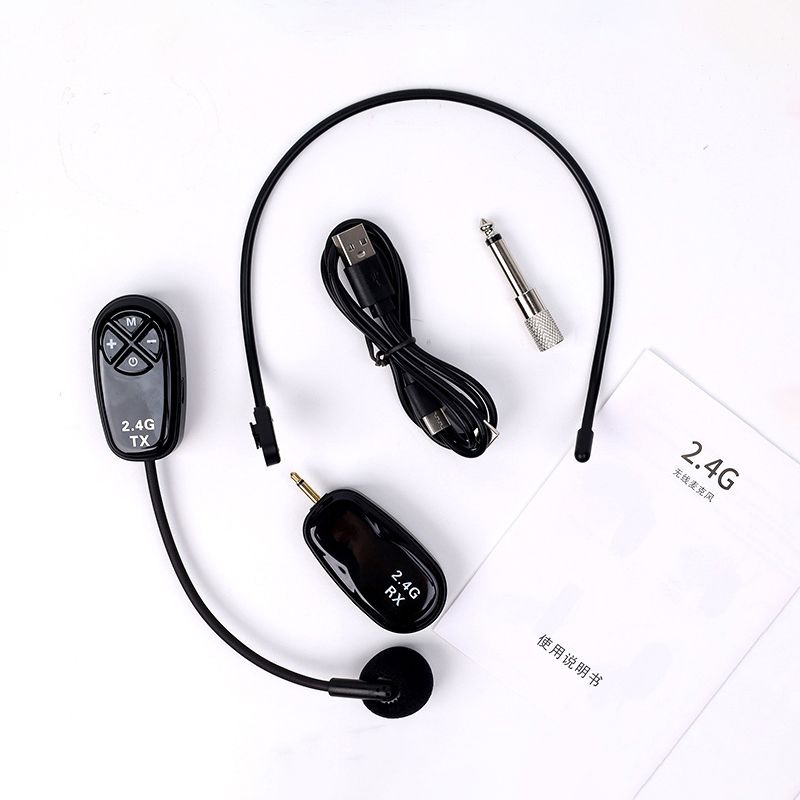 Mikrofon Mic Jepit Wireless Clip On UHF 2.4g Microphone Wireless ...