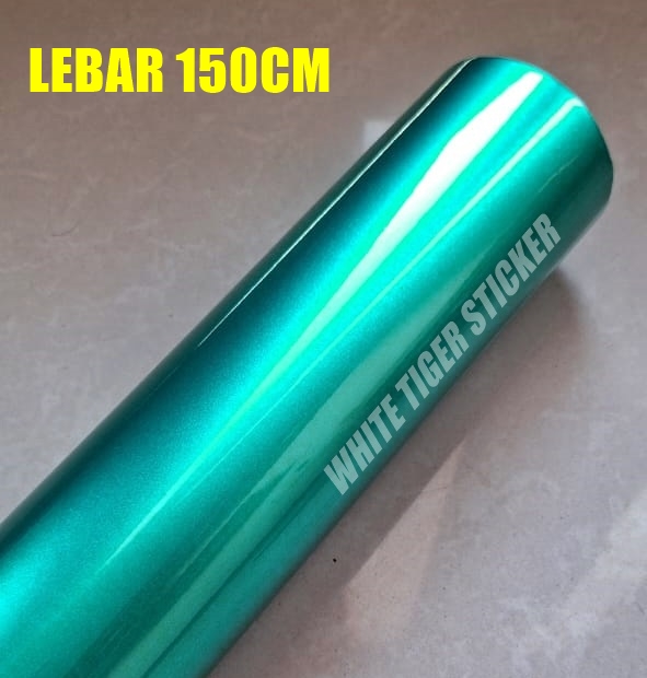 SKOTLET STIKER MOBIL MOTOR HIJAU TOSCA METALIK CANDY LEBAR 150CM ... SKOTLET STIKER MOBIL MOTOR HIJAU TOSCA METALIK CANDY LEBAR 150CM ...