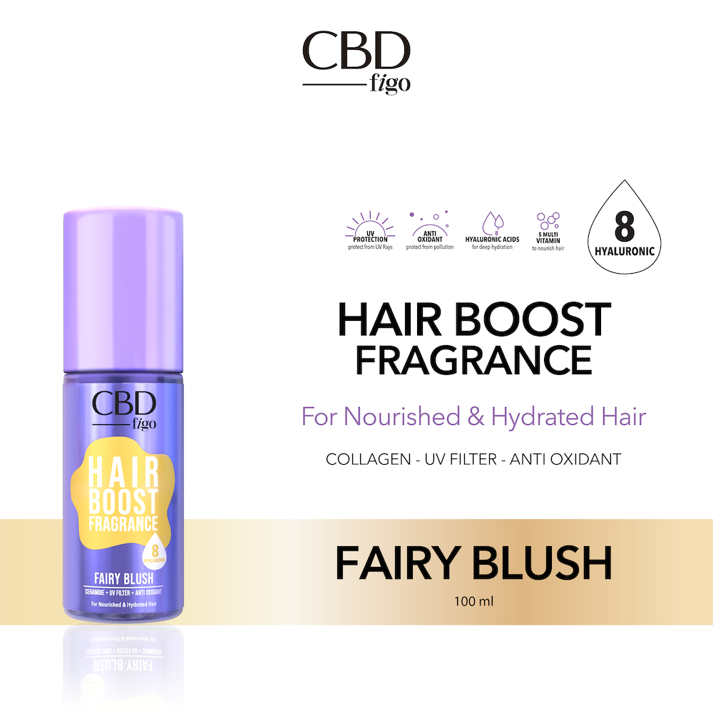 CBD Figo Hair Boost Fragrance 100ml Aqua Glow / Love Blooms / Fairy ...