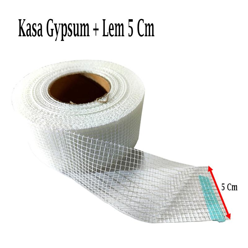 AK Jakarta- Lakban lem gypsum isolasi kain kasa fiber 2" tebal 5 cm ...