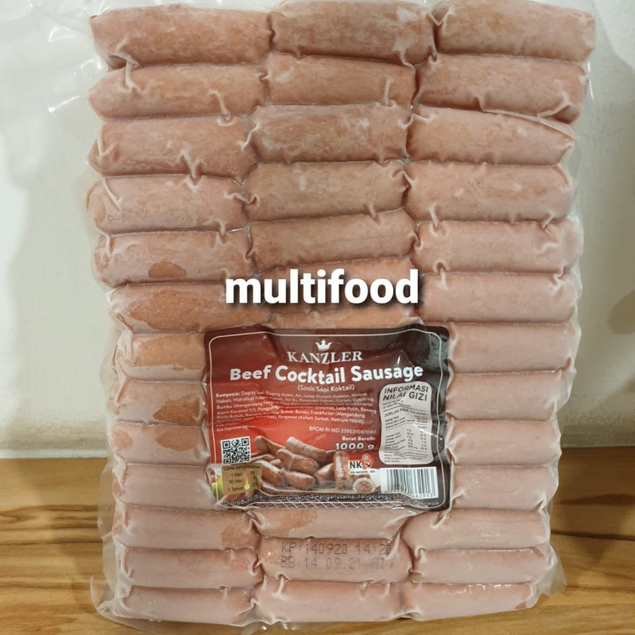 Kanzler Sosis beef cocktail 1kg / cheese cocktail 1kg / frankcocktail ...