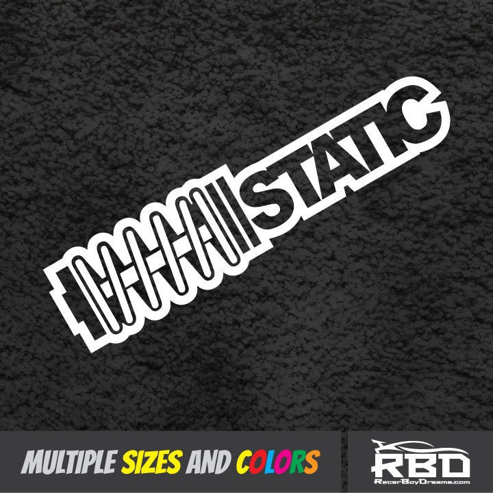 sticker stiker jdm static kanji | Lazada Indonesia