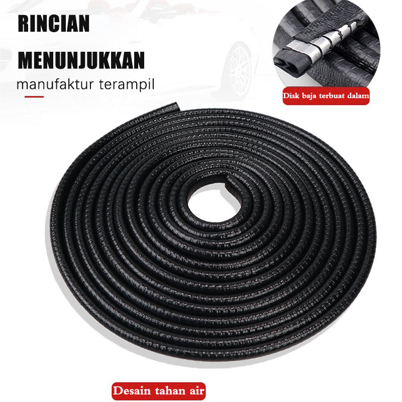 5M List Karet Pintu Mobil Pelindung Tepi Pintu Mobil Strip Pintu Kedap ...
