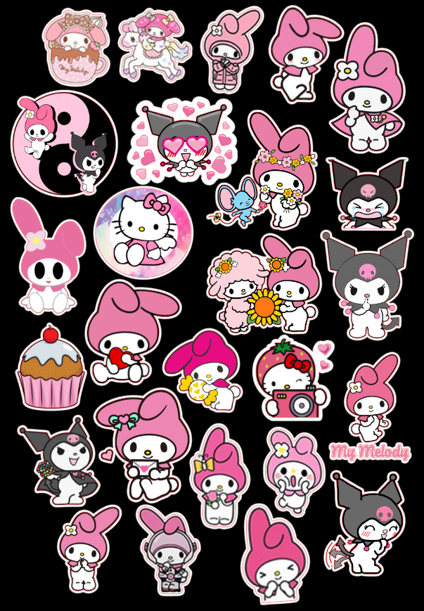 Stiker Kartun My Melody Sanrio isi 26 pcs | Lazada Indonesia