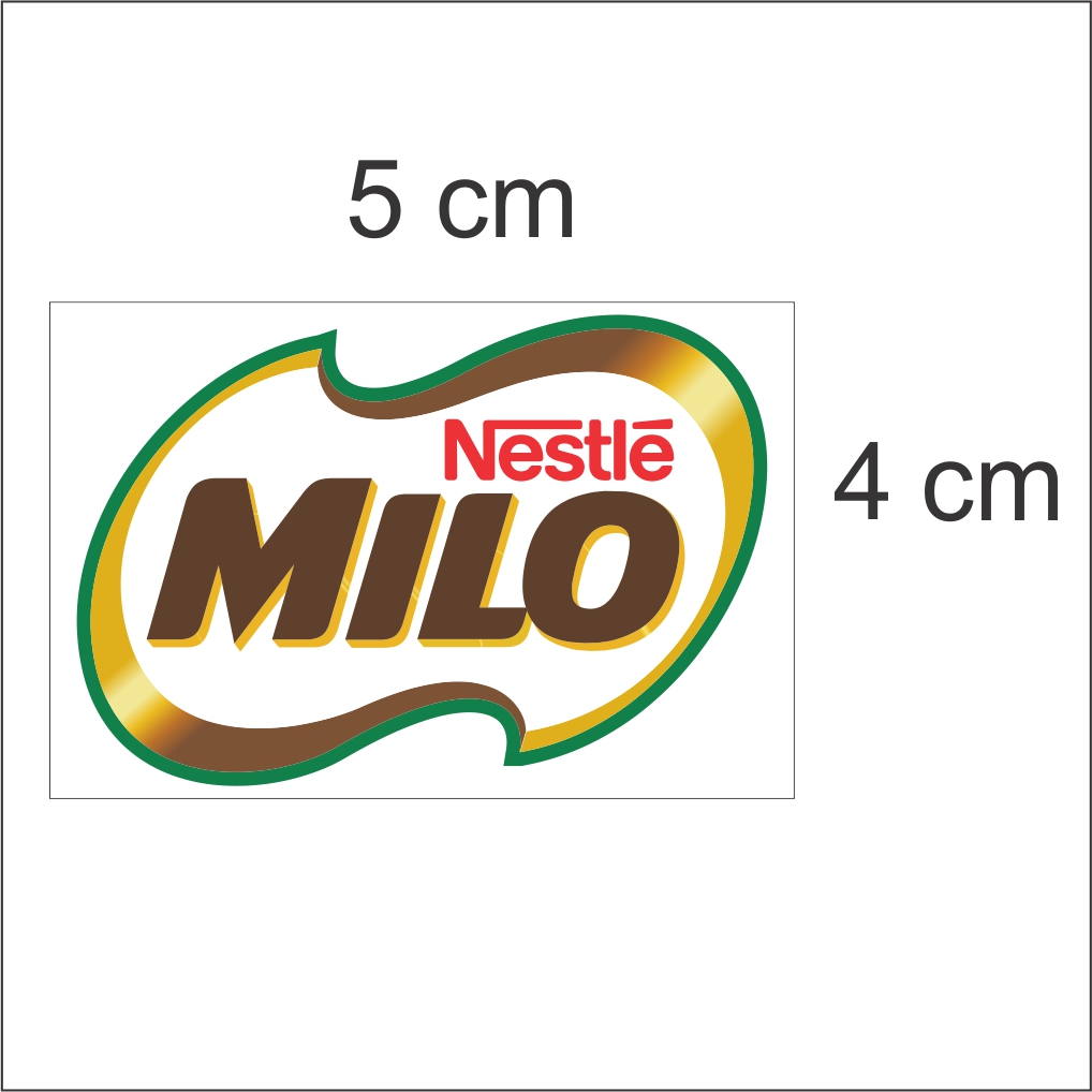 Stiker Kemasan Minuman Milo Isi 100 Transfaran | Lazada Indonesia