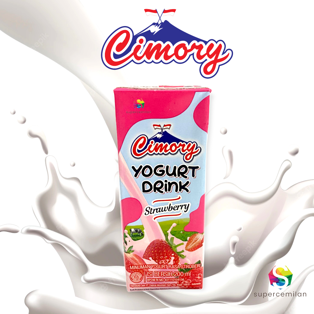 Cimory Yogurt Drink Blueberry / Strawberry Yoghurt 200 ML | Lazada Indonesia
