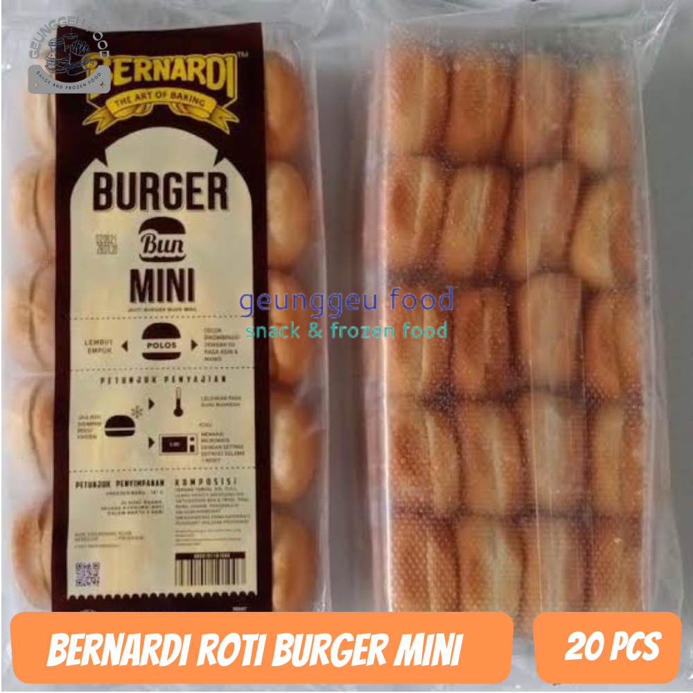 ROTI BURGER BERNARDI MINI - ISI 20 PCS | Lazada Indonesia
