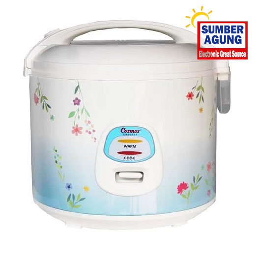 Cosmos CRJ3233 3233 Jar Warmer Cooker 1.8L Rice Cooker Biru Bunga ...