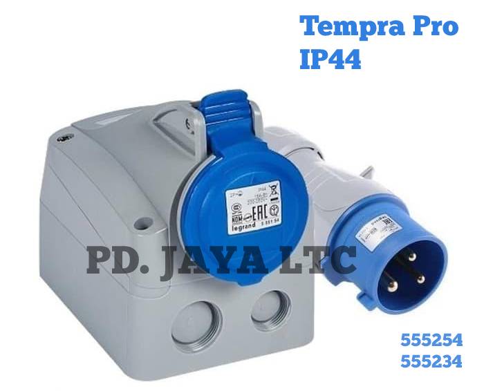 Legrand Set Plug dan Socket Mounting IP44 2P+E / 3 Pin 32A | Lazada ...