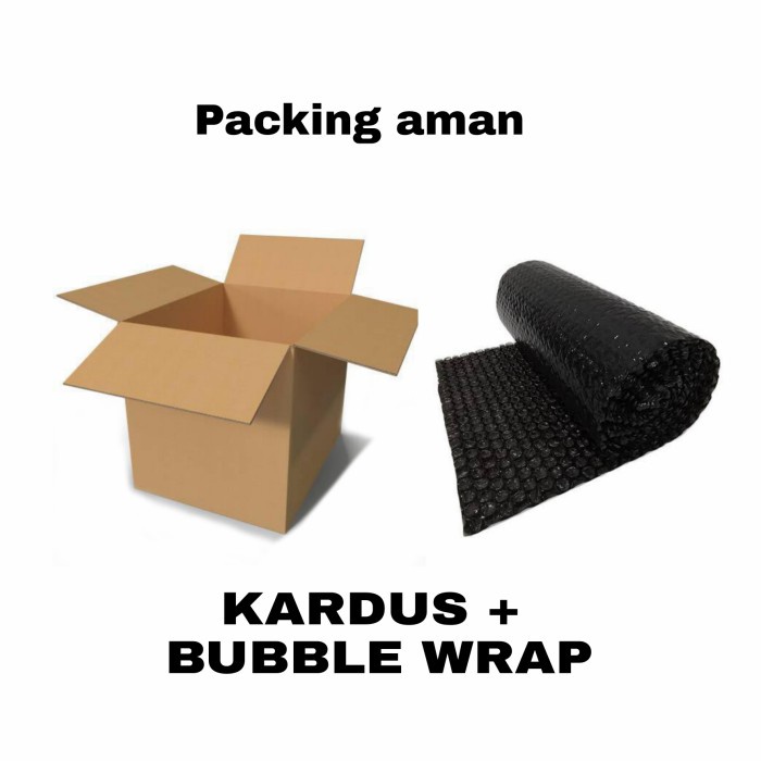 Bubblewrap dan dus tambahan Pengaman Packing Wrapping Paket | Lazada ...