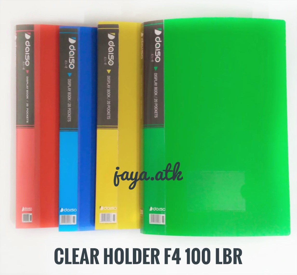 MAP PLASTIK DOKUMEN FOLIO F4 100 LEMBAR CLEAR HOLDER DOCUMENT KEEPER ...