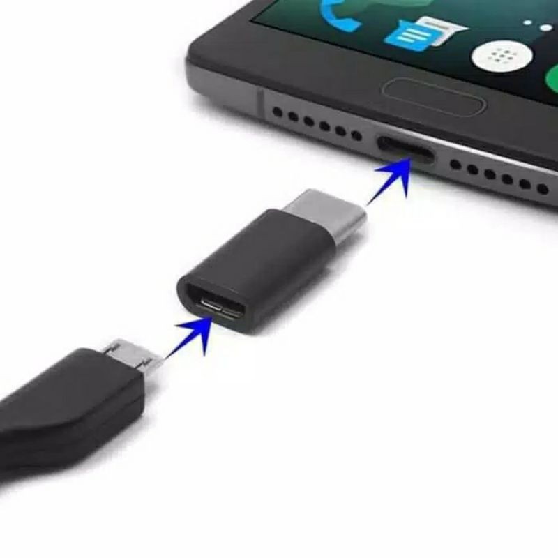 CONVERTER MICRO USB TO TYPE C ADAPTER CONVERTER 1PCS | Lazada Indonesia
