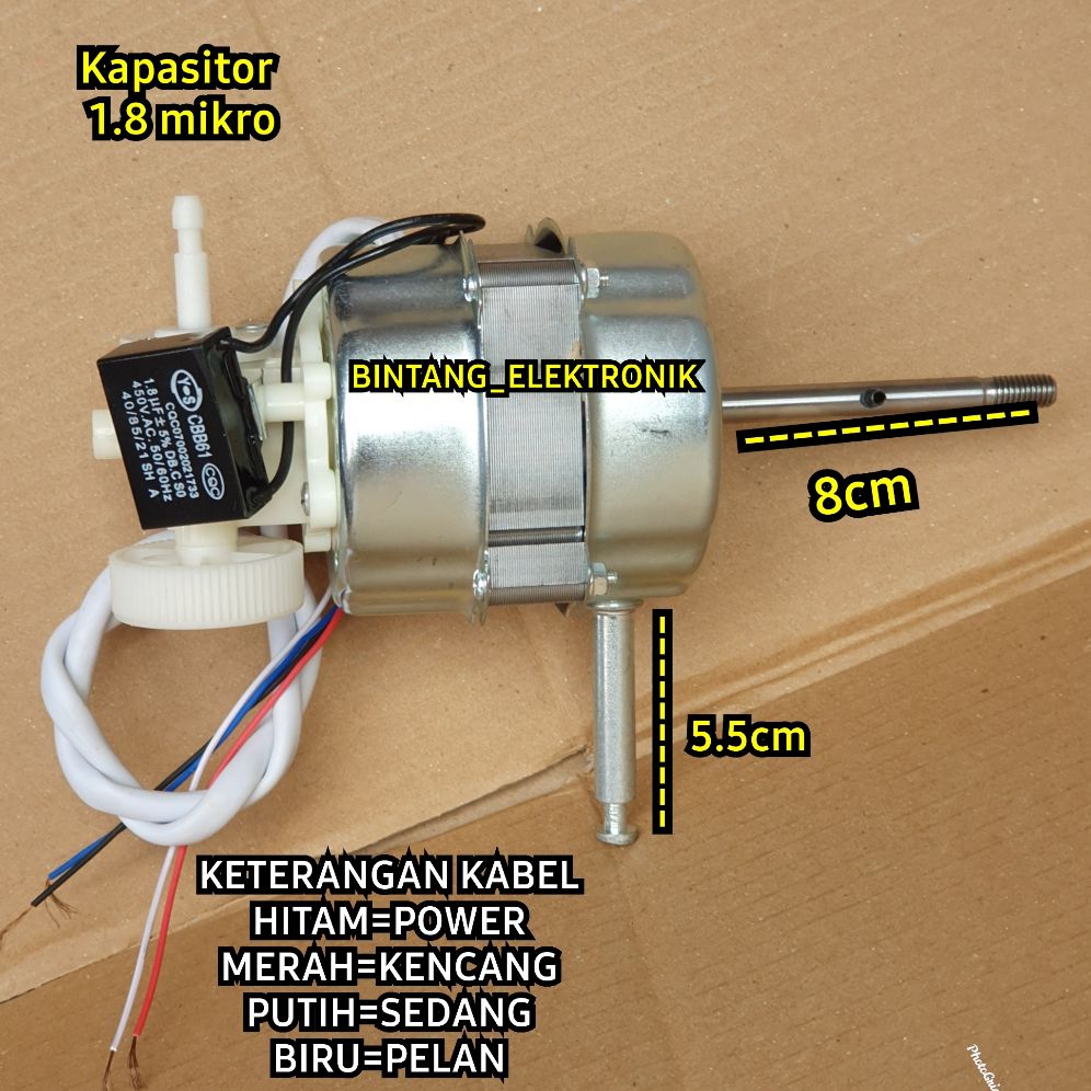 DINAMO KIPAS ANGIN MASPION 16 INCH MOTOR MASPION STAND FAN WALLFAN ...
