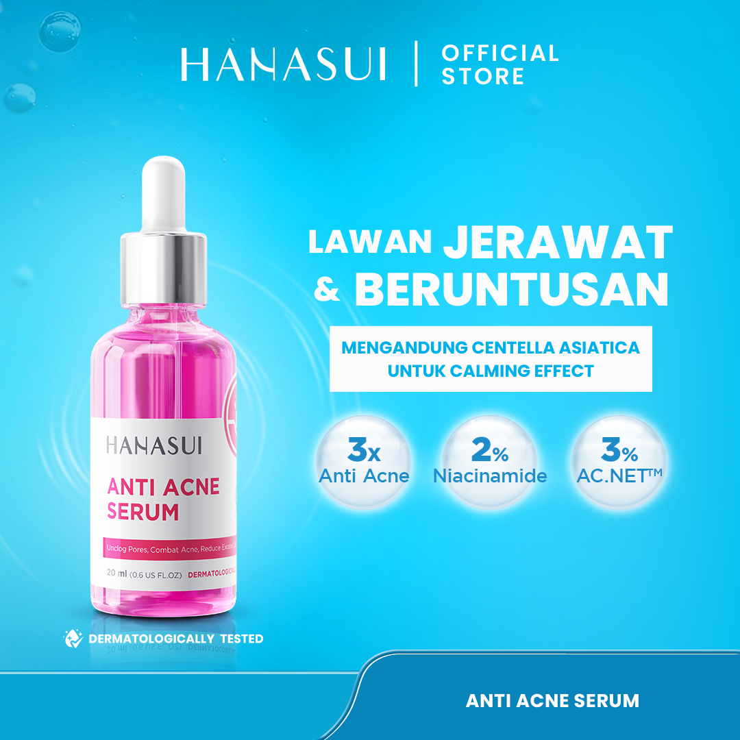 Hanasui Anti Acne Serum New Look & Improved Formula | Lazada Indonesia