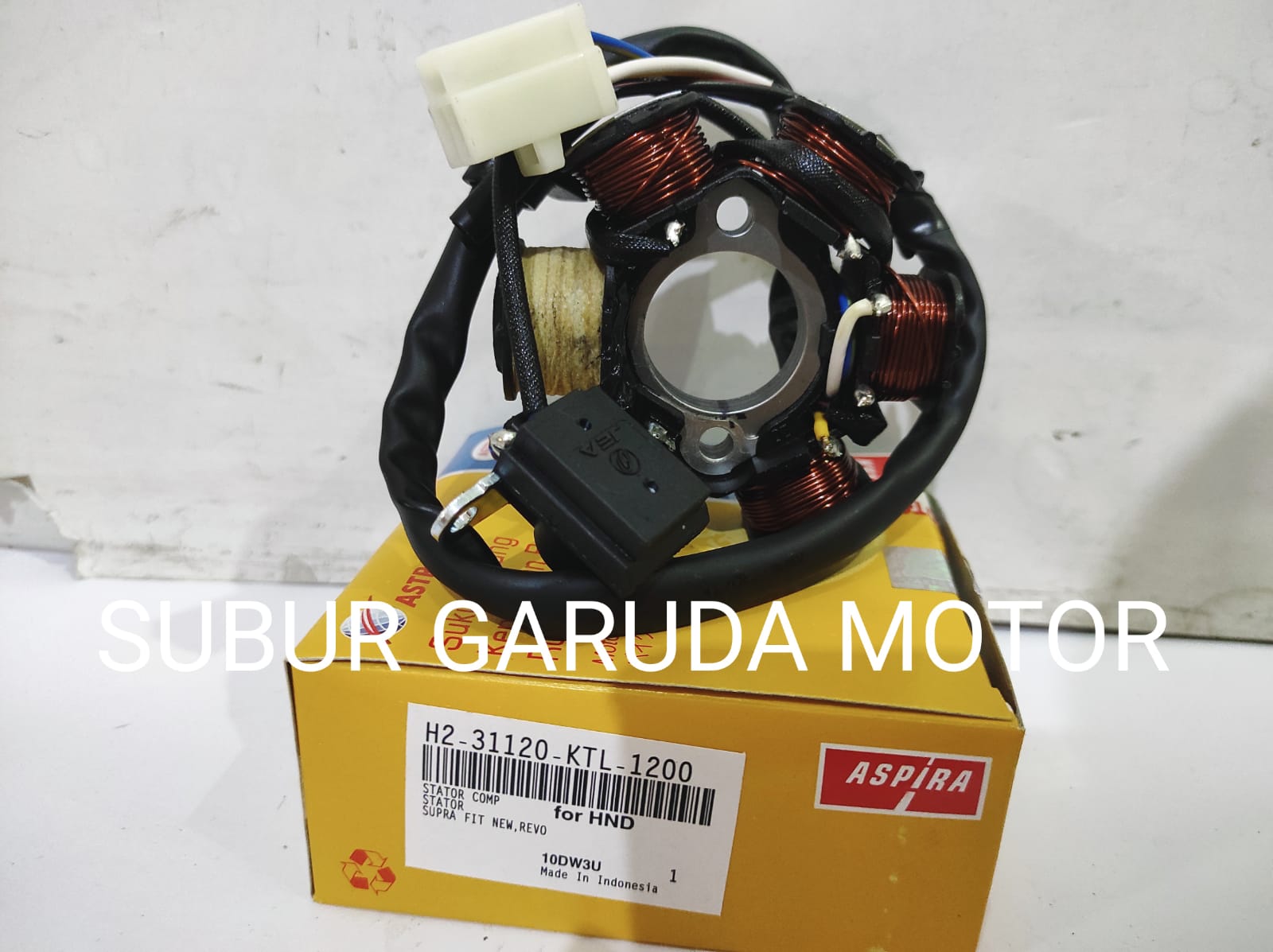 SPUL SET SUPRA FIT NEW REVO 100 TIPE KTL MERK ASPIRA SPULL JALAN DENGAN ...