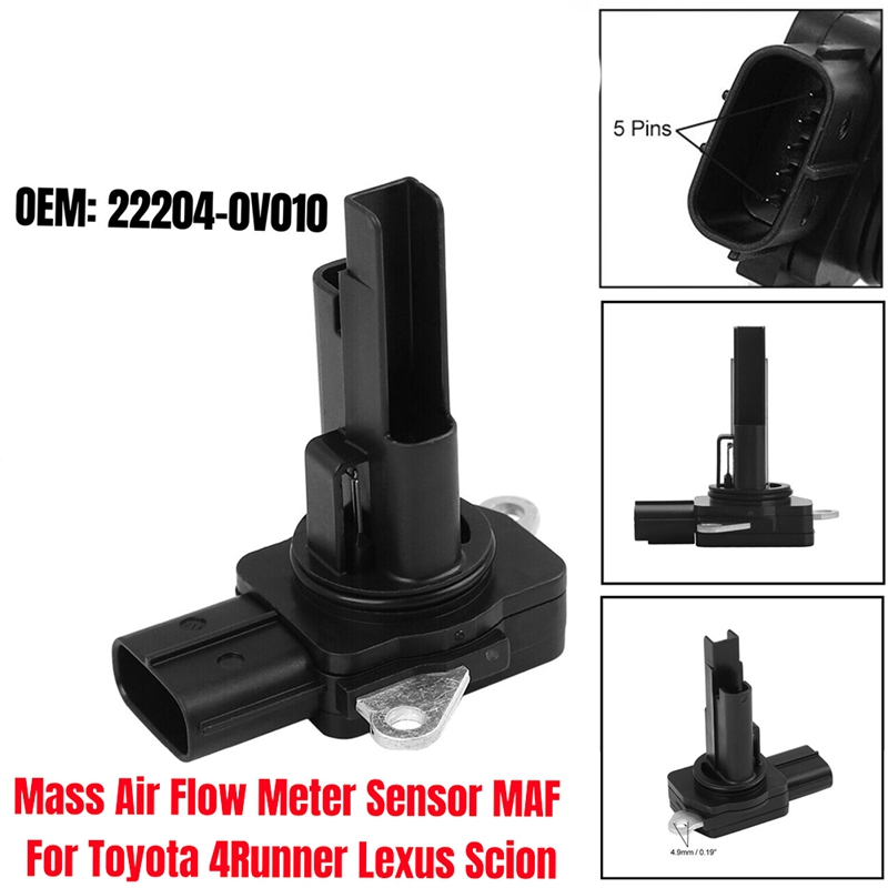 Replacement Spare Parts MAF Mass Air Flow Sensor Meter for Toyota ...